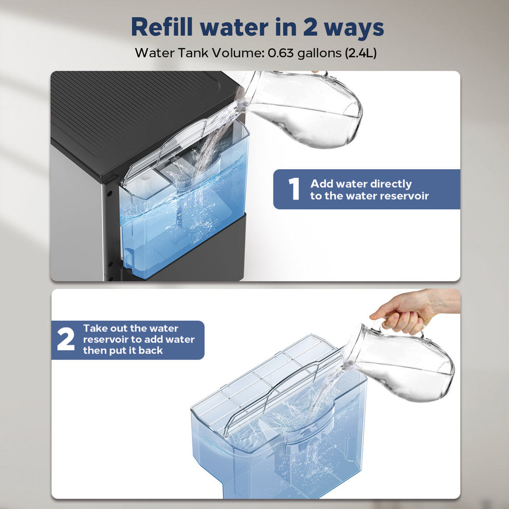 44-lb Ice Per day Nugget Ice Maker Dispenser – SCE MARKET